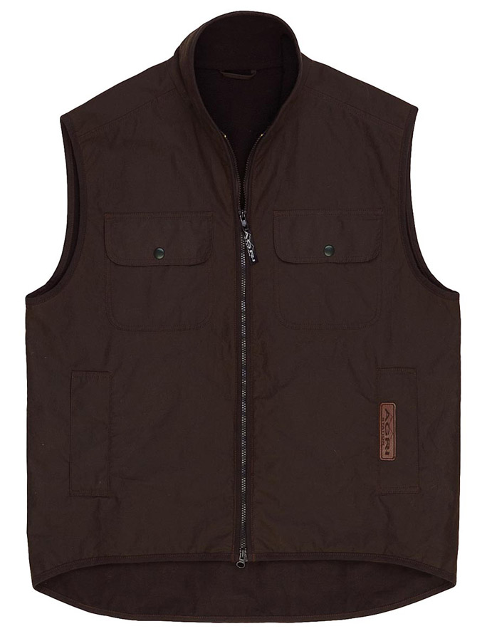 AGRI Station Ranger Oilskin Vest - Southern Monograms