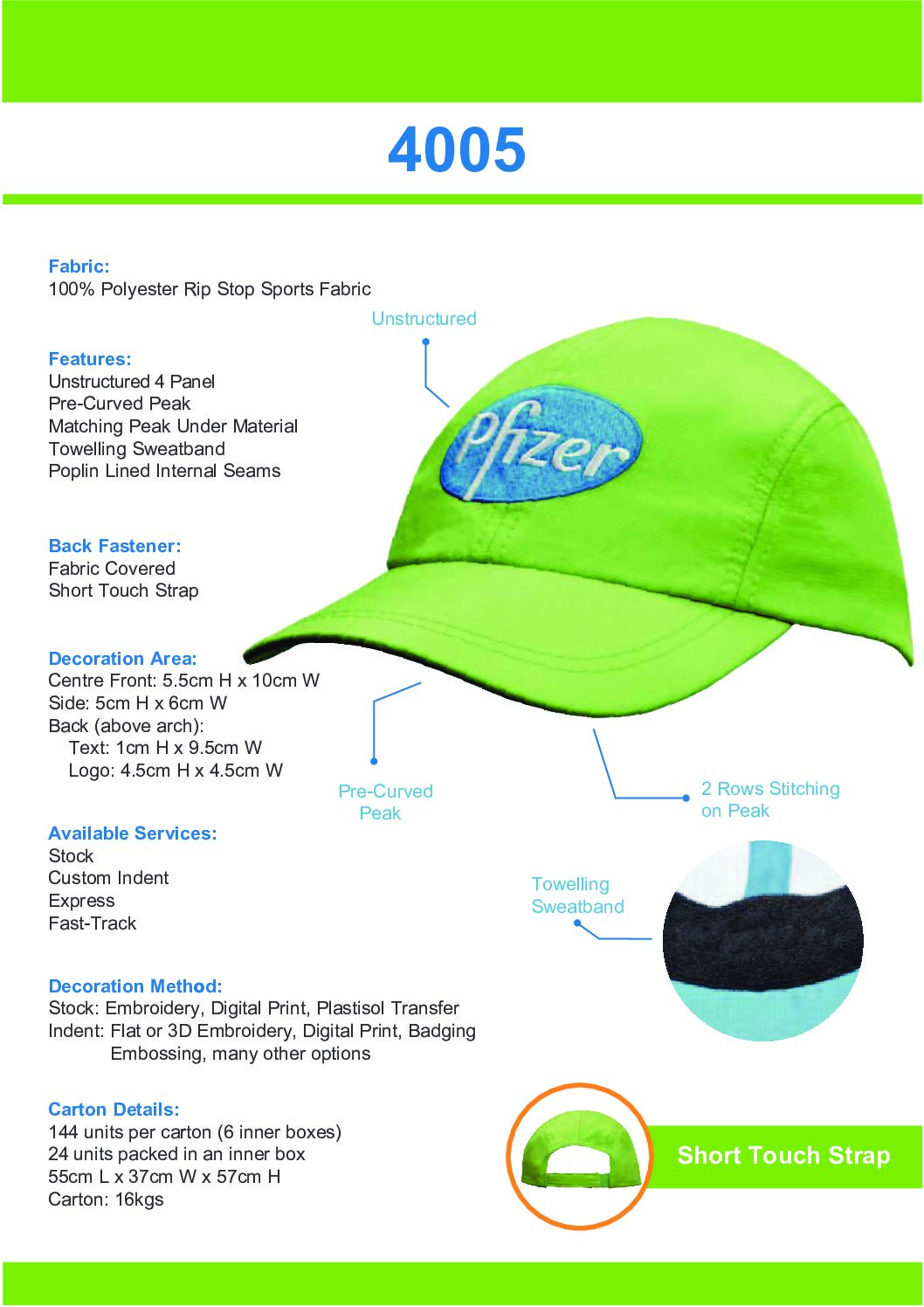 Sports Rip Stop Sports Cap | Southern Monograms
