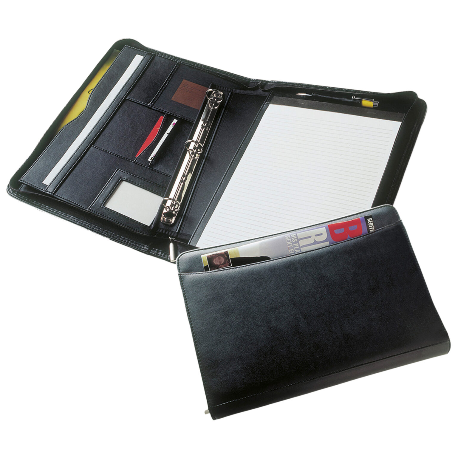 Leather Compendiums for NZ Business. Custom Branding Options for A4 ...