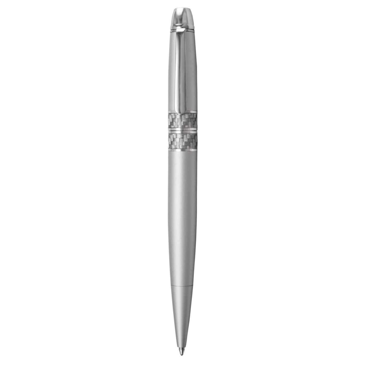 Metal Twist Action Ballpoint Pen - Silver | Southern Monograms