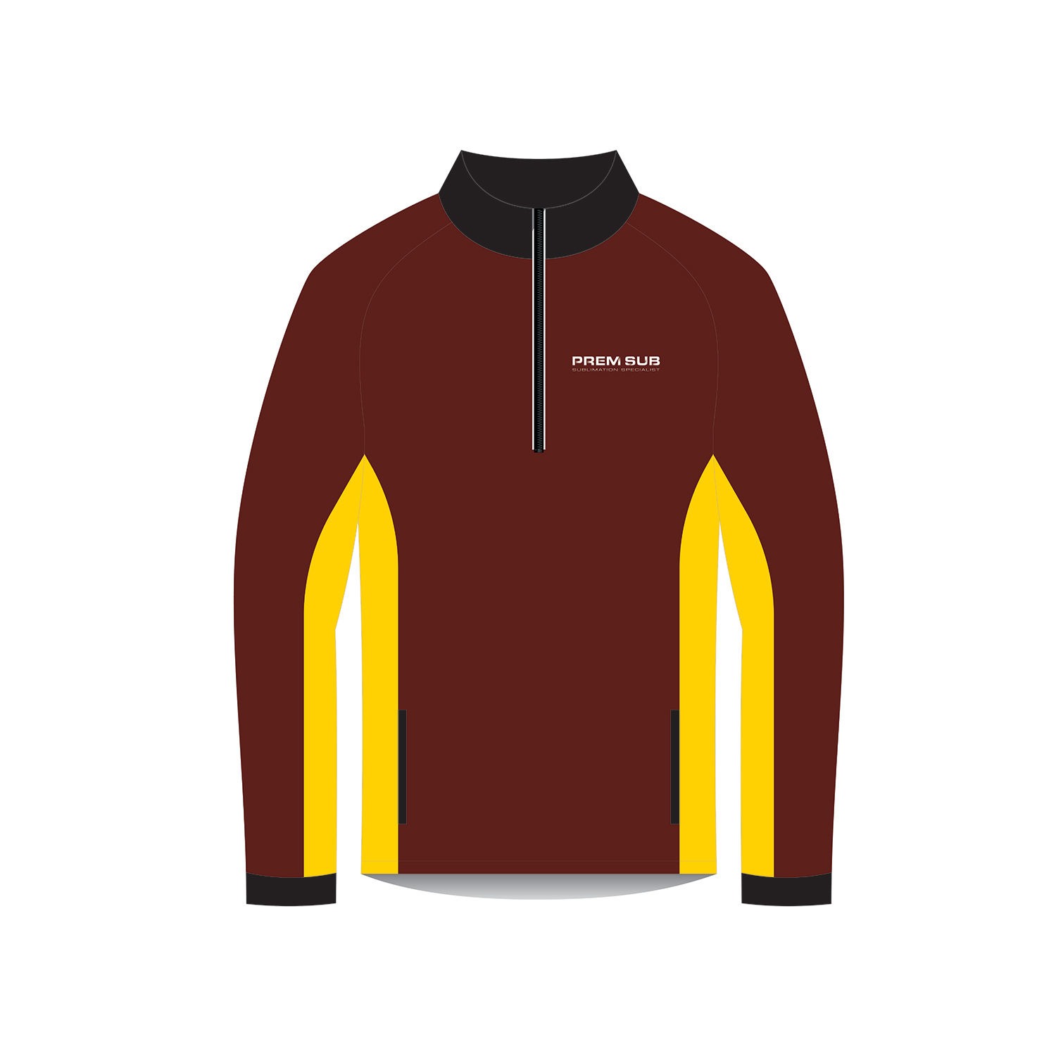 Outerwear Jacket Half Zip Track | Southern Monograms