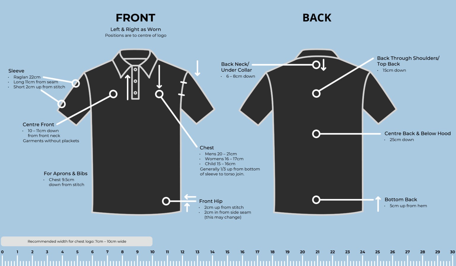 Top Logo Placement Options for Custom Uniforms & Apparel
